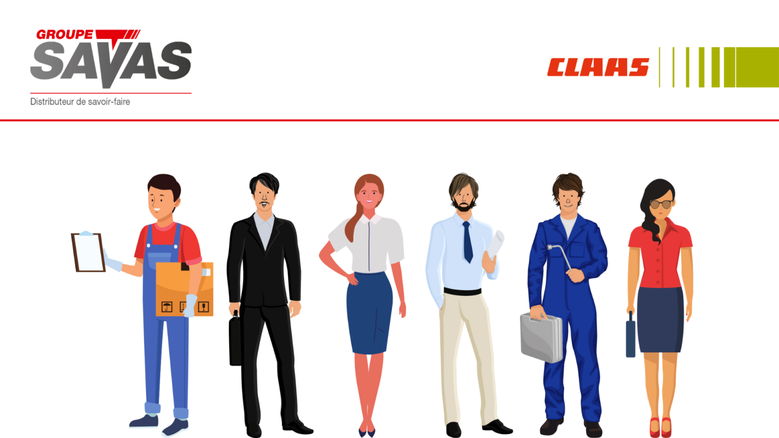 Présentation des différents métiers du Groupe Savas